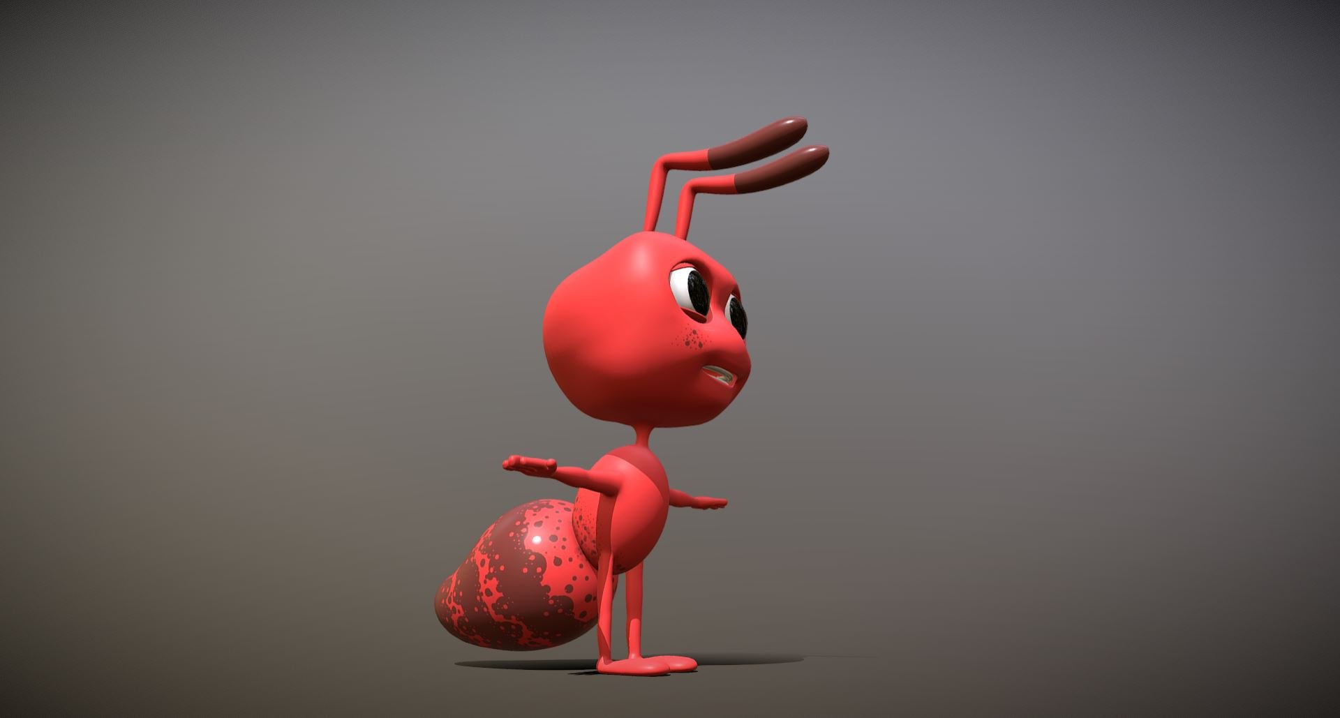 Ant cartoon 3D model - TurboSquid 1427256