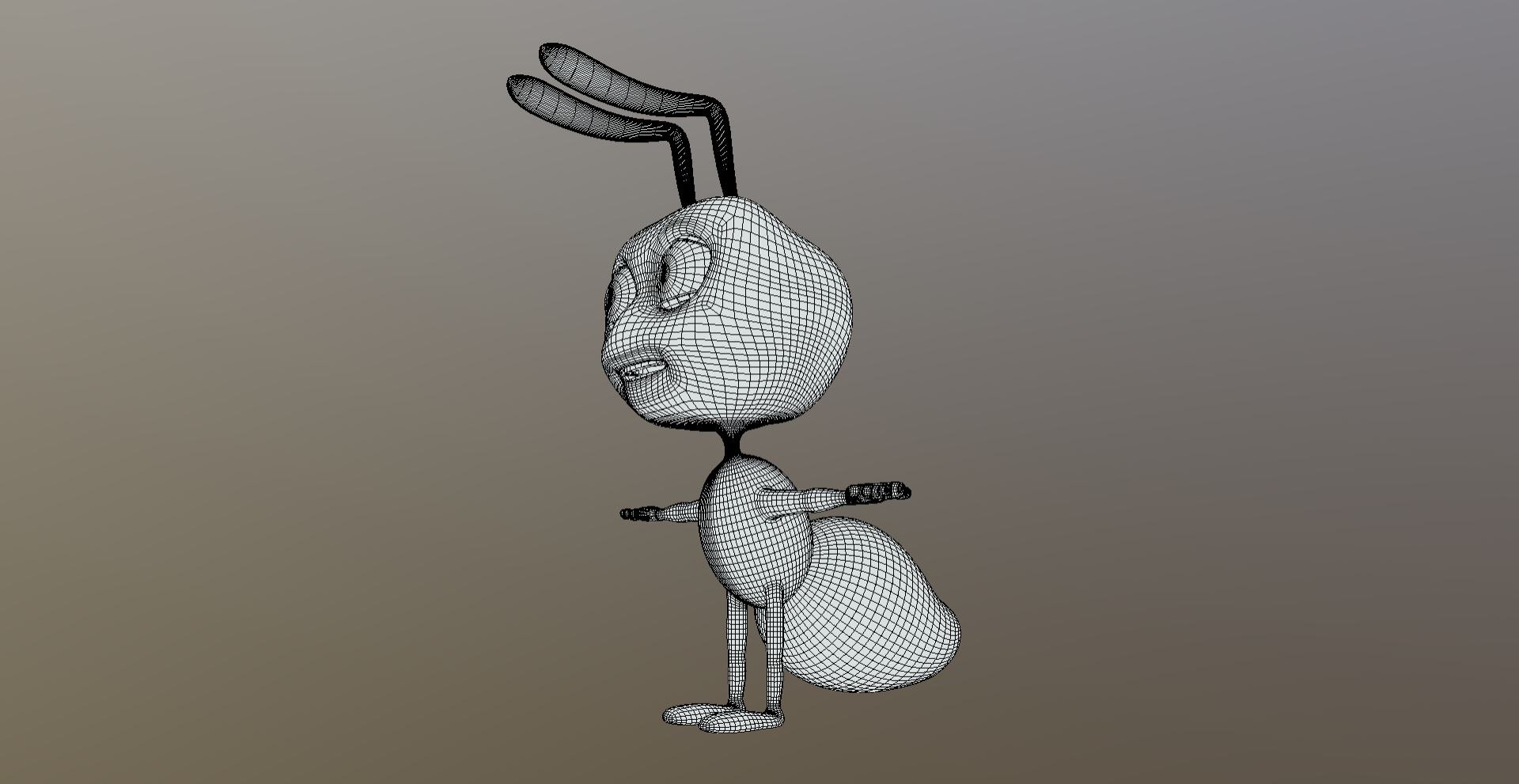Ant cartoon 3D model - TurboSquid 1427256
