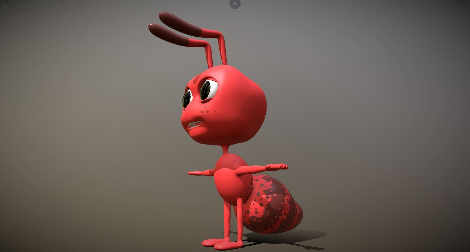 Ant cartoon 3D model - TurboSquid 1427256