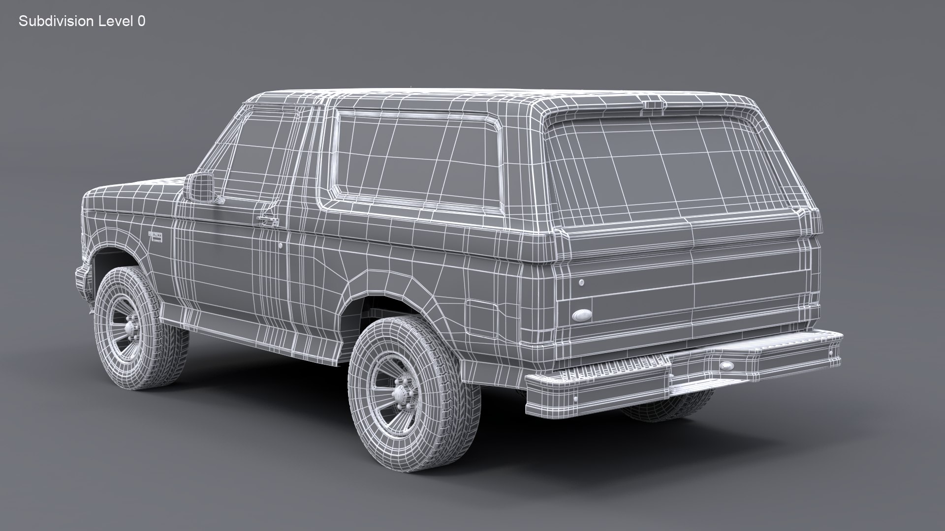 Ford Bronco 1991-1996 3D Model - TurboSquid 1808479
