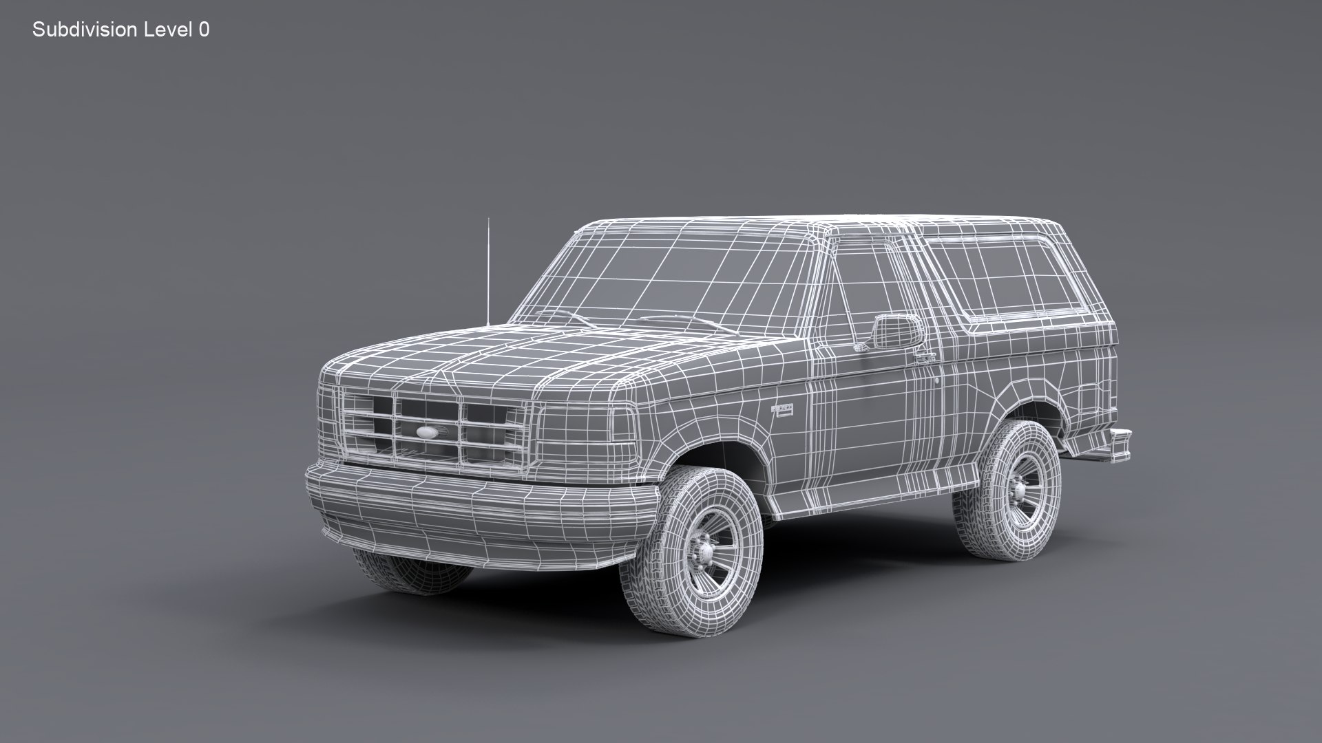 Ford Bronco 1991-1996 3D Model - TurboSquid 1808479