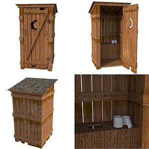 3D Outhouse Models - Browse & Download Formats - TurboSquid