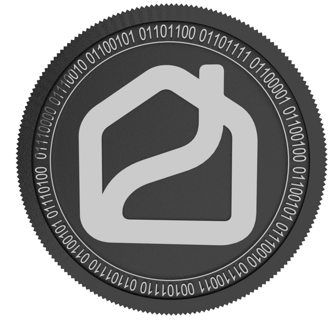 Propy black coin 3D model - TurboSquid 1555124