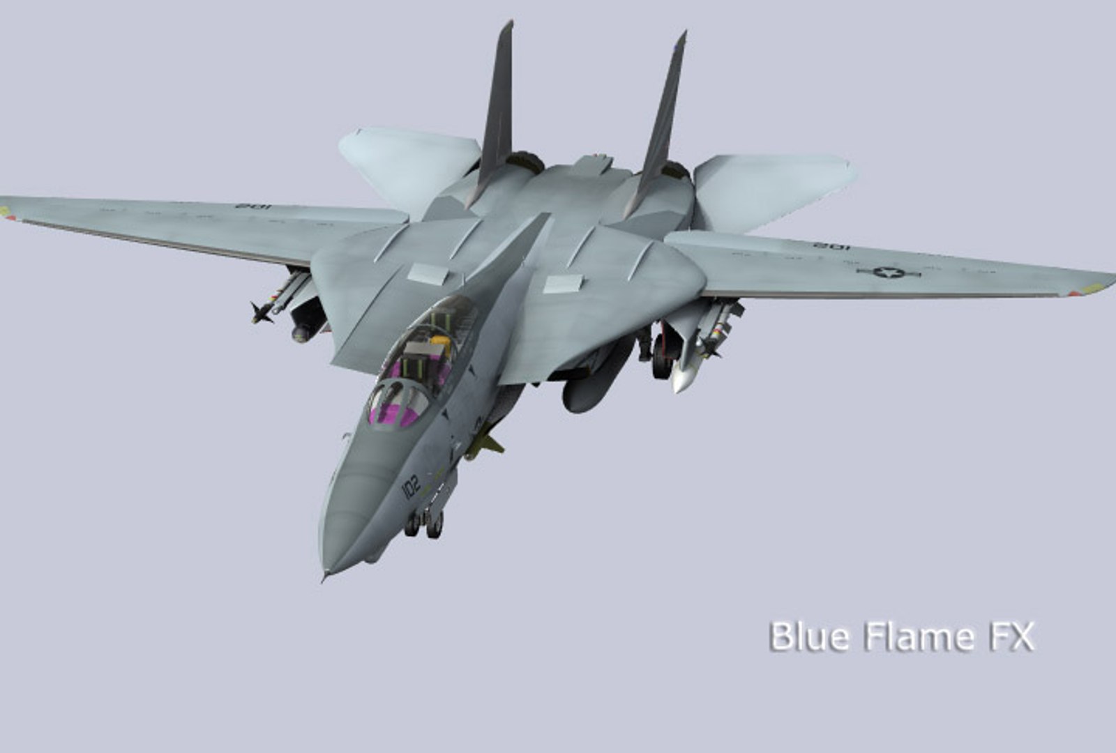 F-14d Tomcat F-14 3d Model