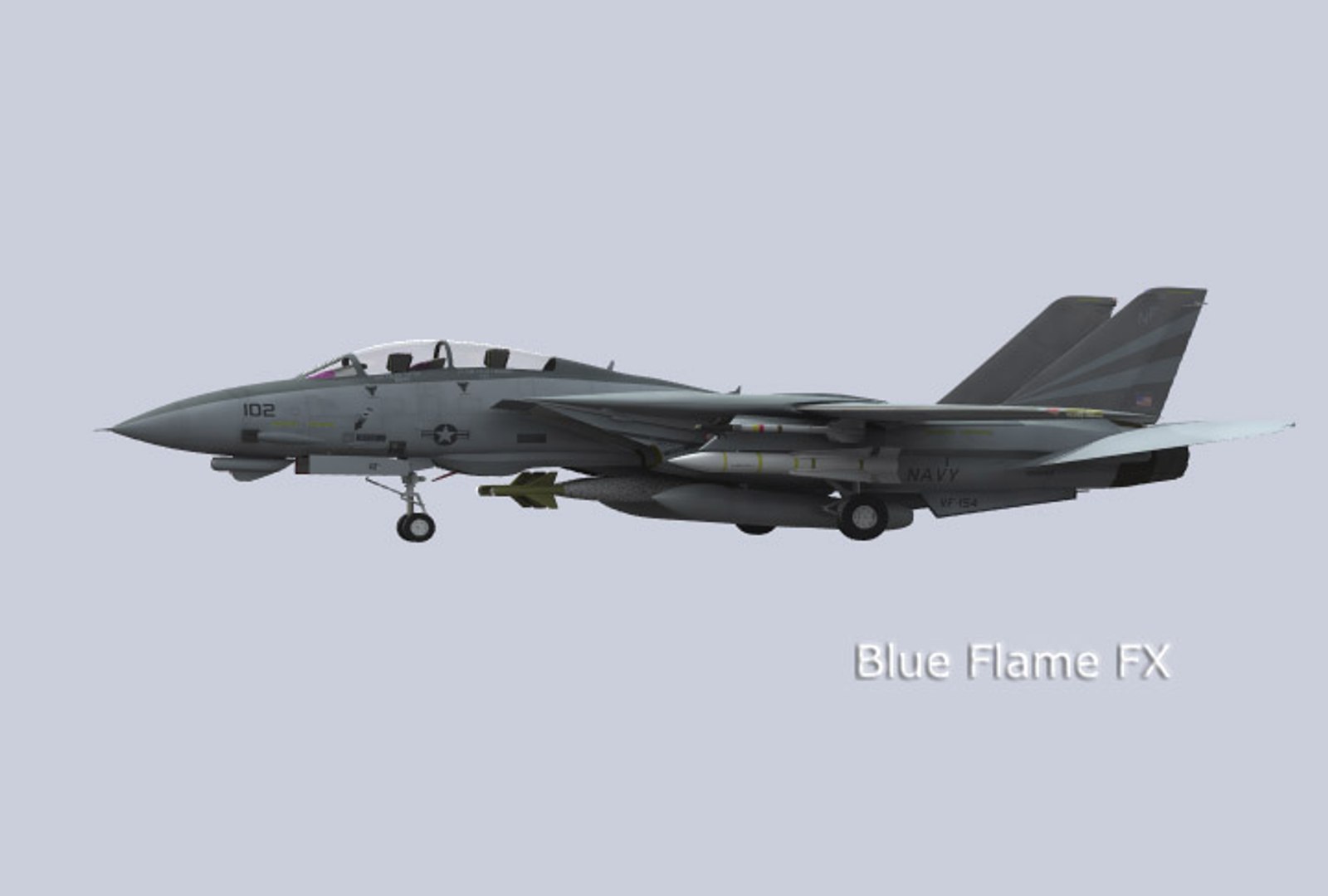 F-14d Tomcat F-14 3d Model