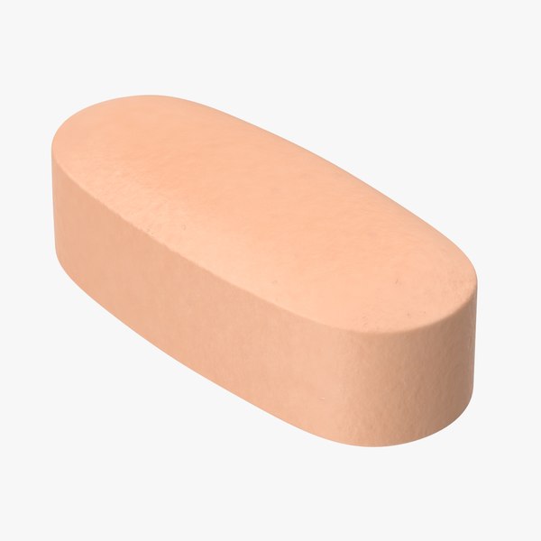 3d model pills vitamin