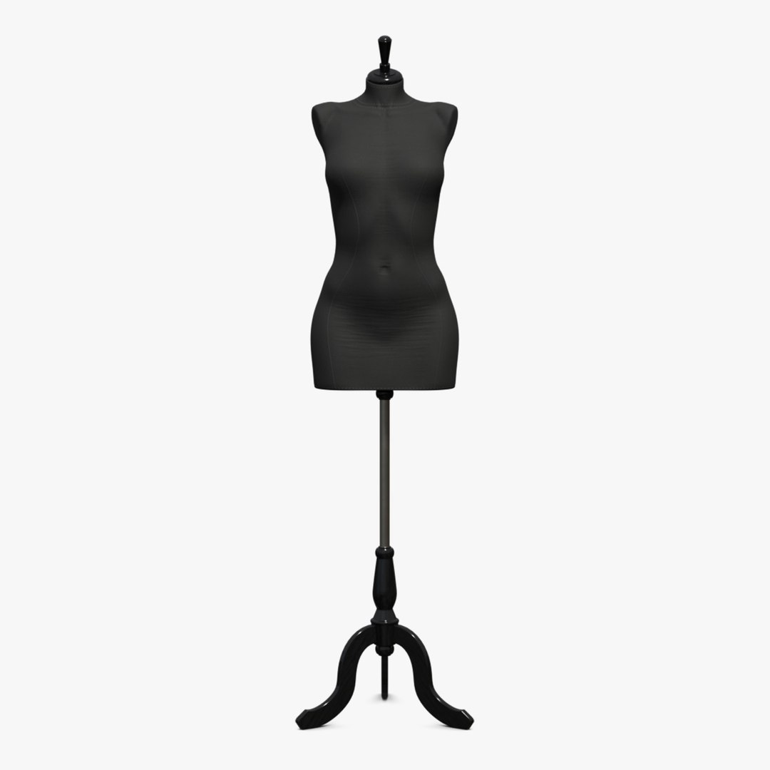 3D Model Mannequin Female Torso V3a - TurboSquid 2024463