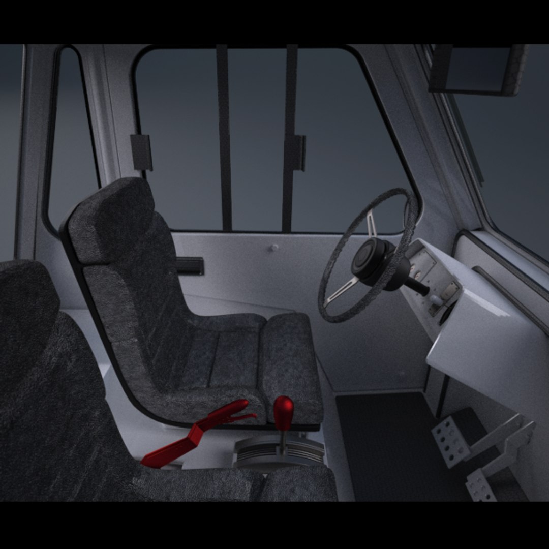 3d Tow Tractor Model