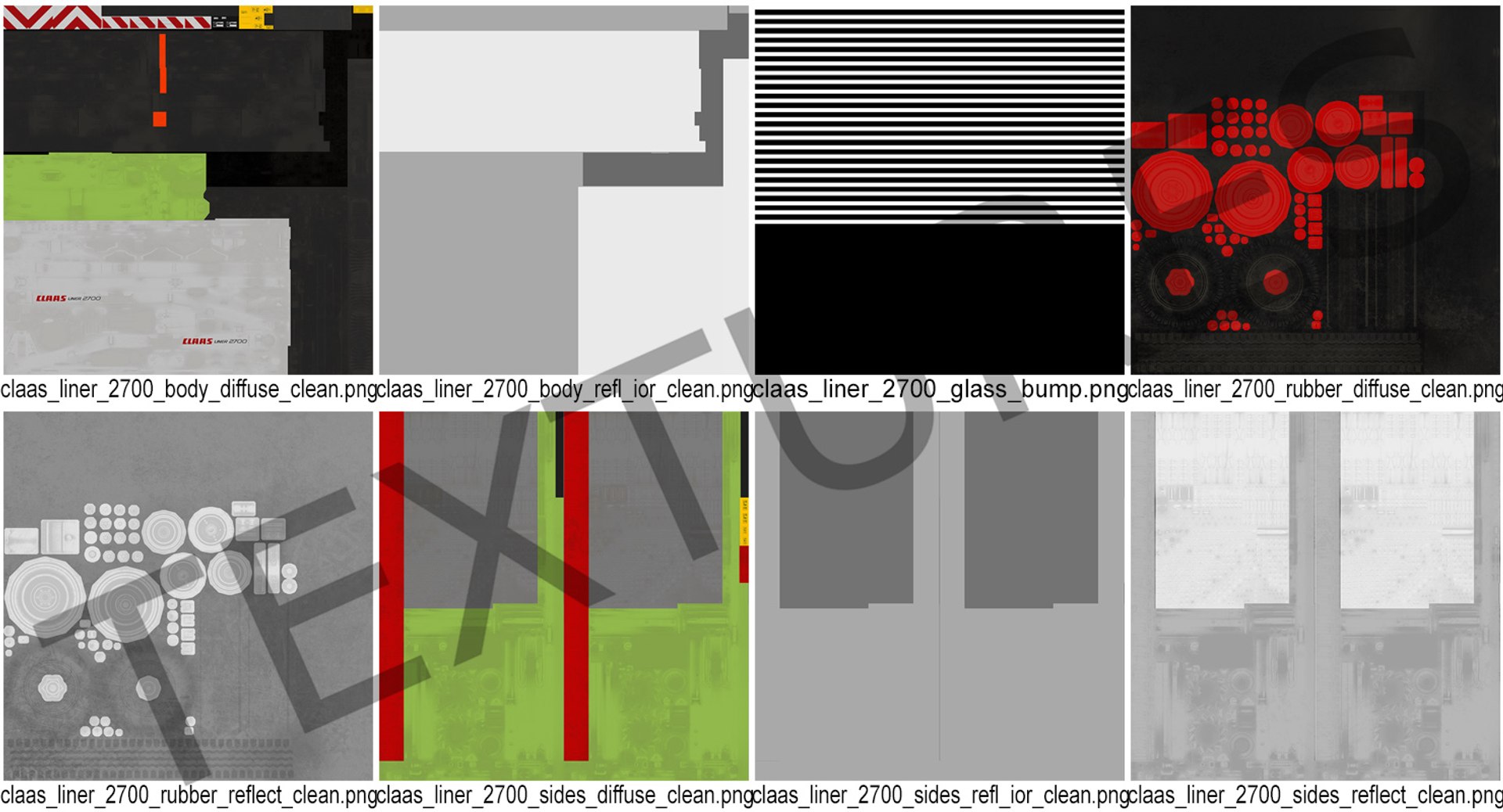 3D twin rotor hay rake model - TurboSquid 1332861