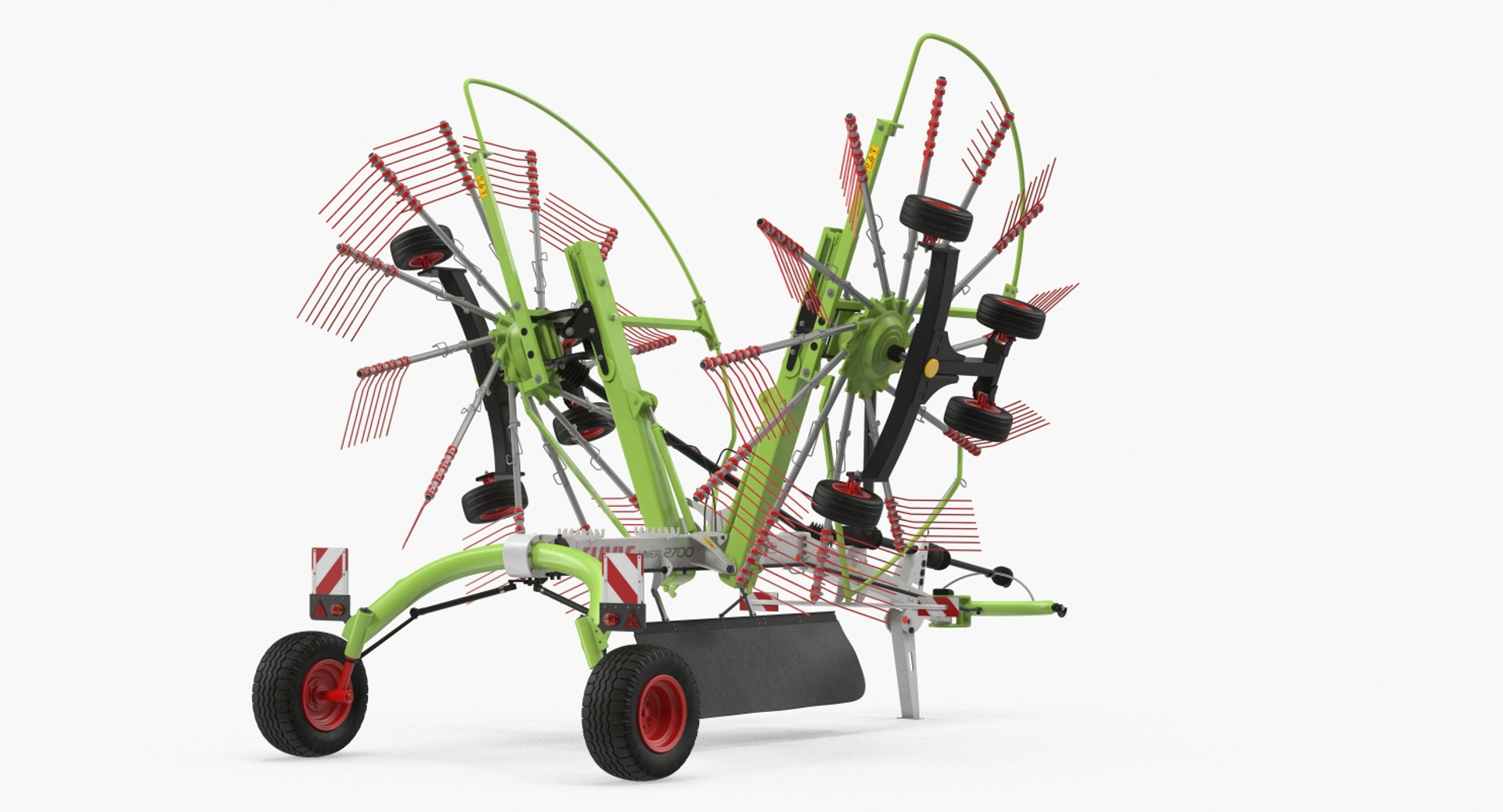 3D Twin Rotor Hay Rake Model - TurboSquid 1332861