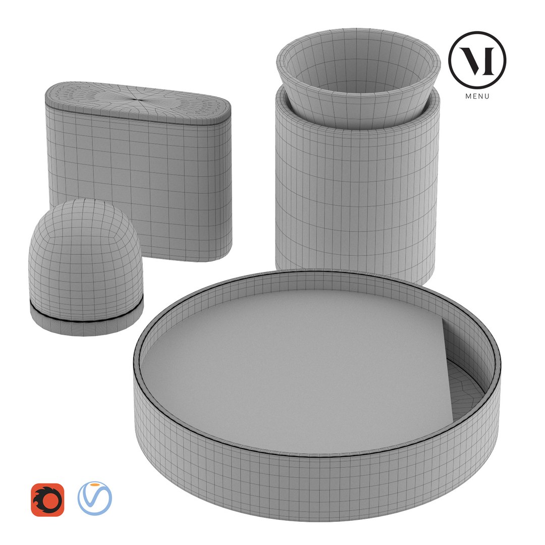 menu vase 3d model