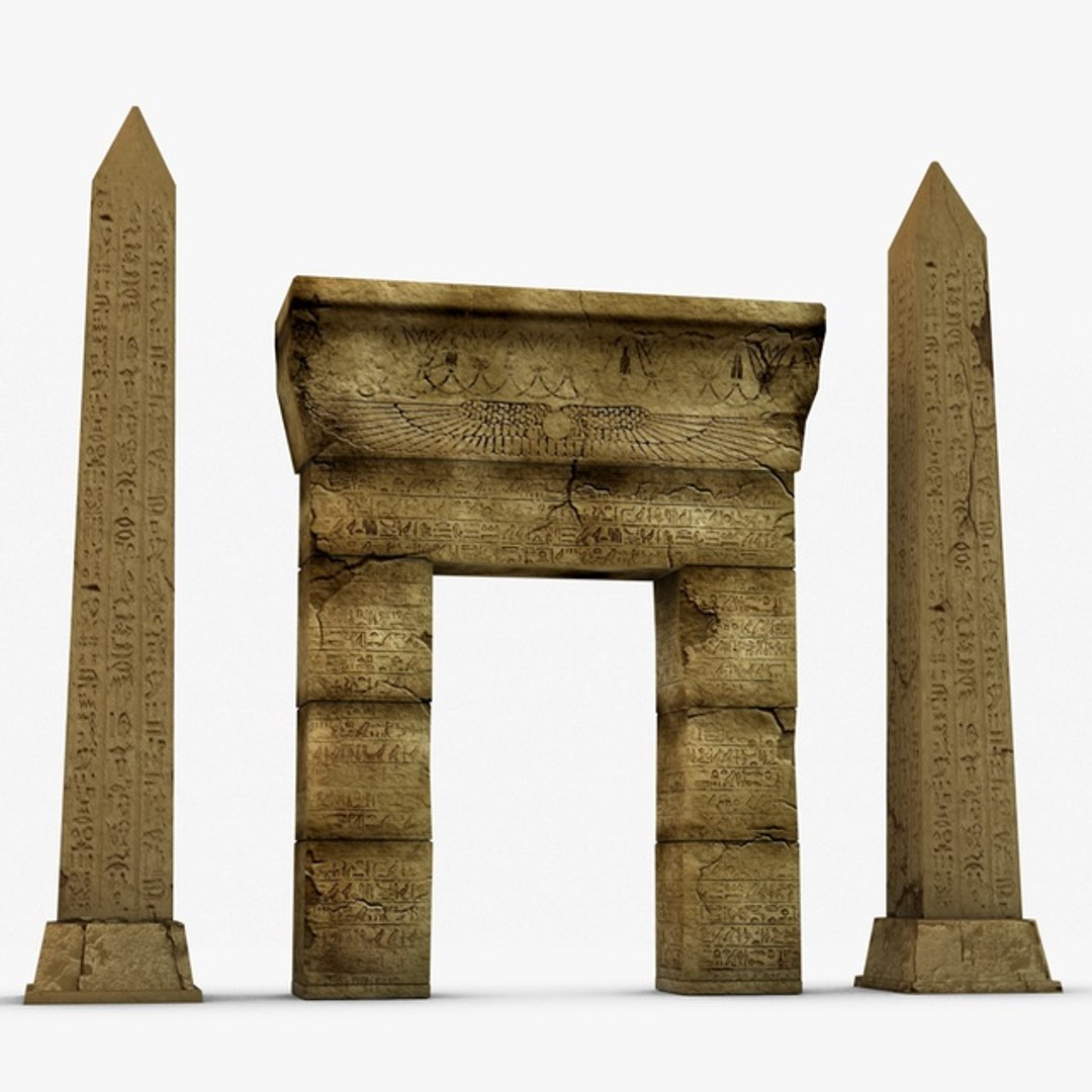 3ds max obelisk gate