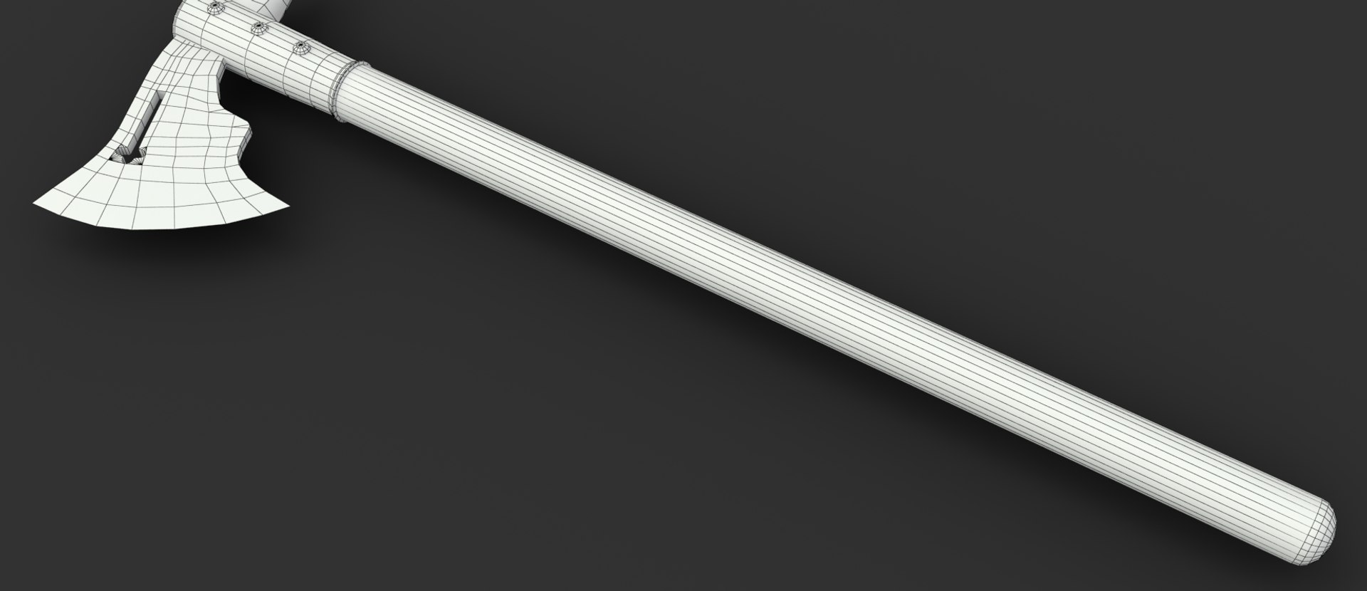 3d model war axe