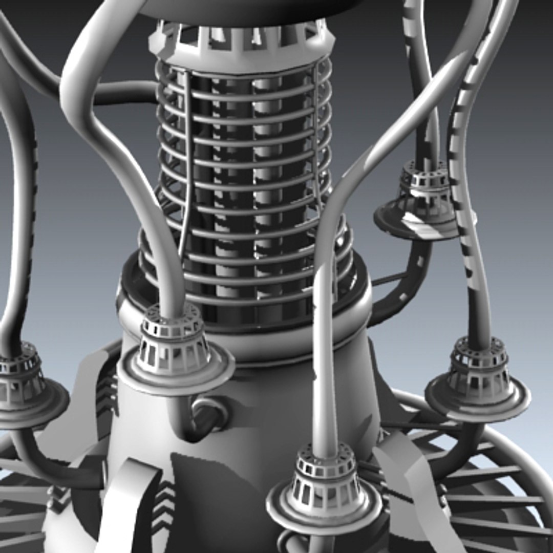 Multipurpose Alien Machine Obj