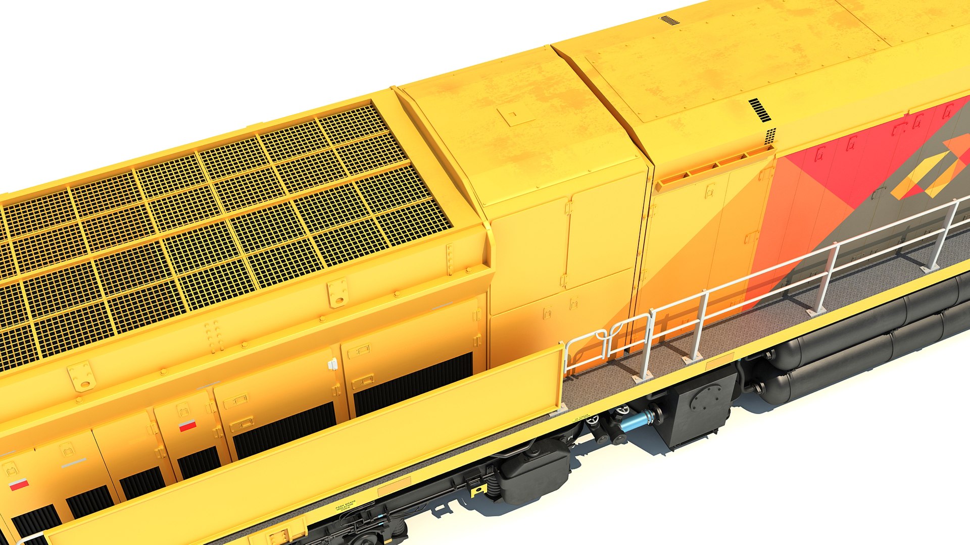 3D locomotive aurizon model - TurboSquid 1655980