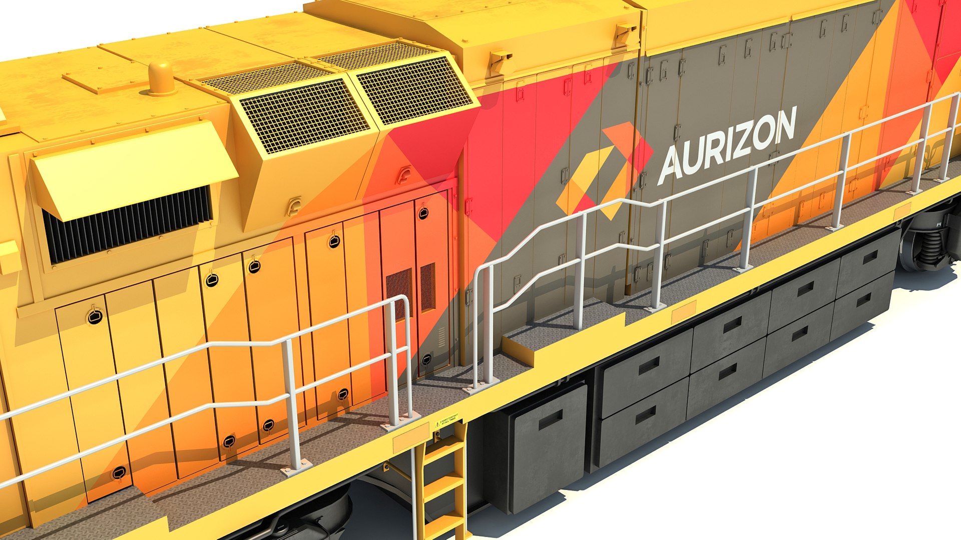 3D locomotive aurizon model - TurboSquid 1655980