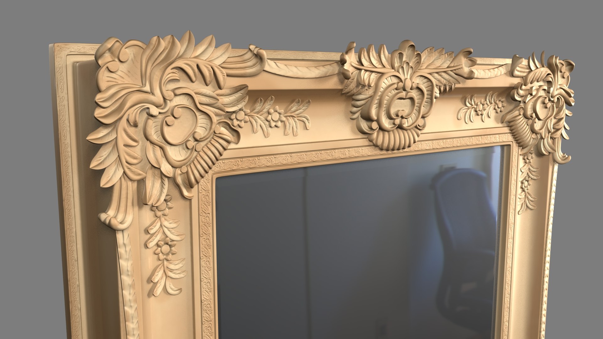 3D mirror fancy model - TurboSquid 1327728