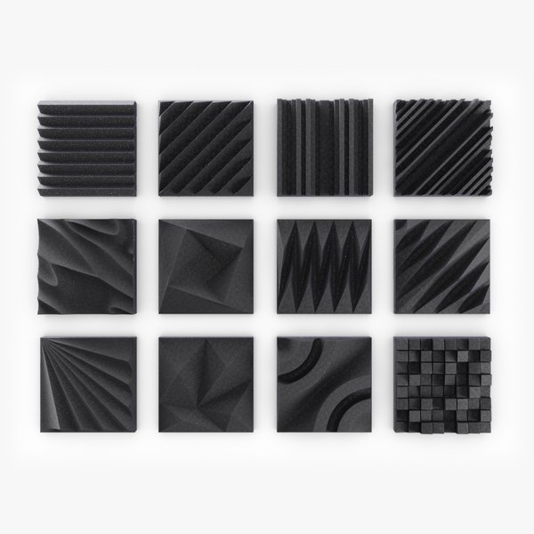 Panels acoustic 1 pack 3D - TurboSquid 1414296