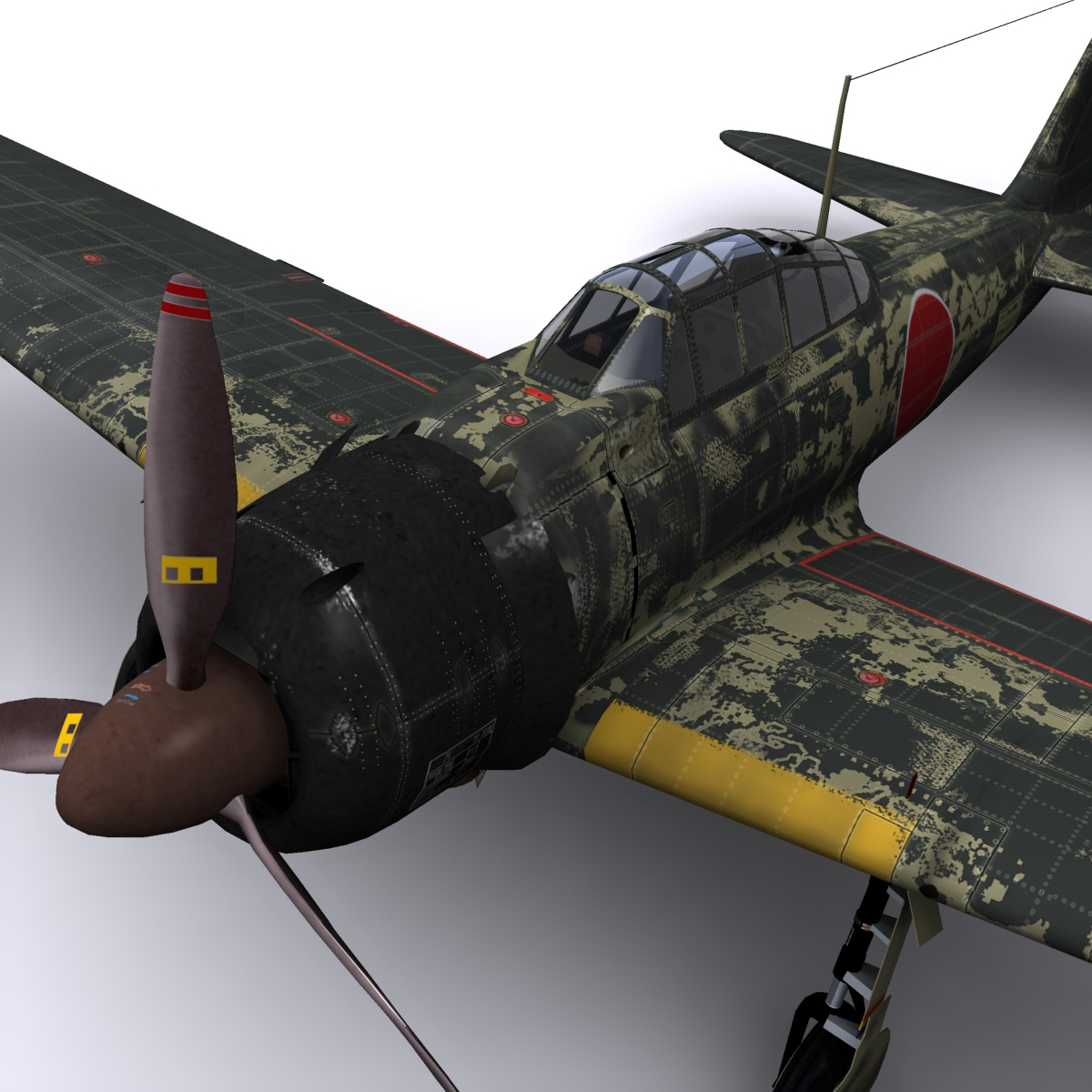 a6m zero fighter a6m3 3ds