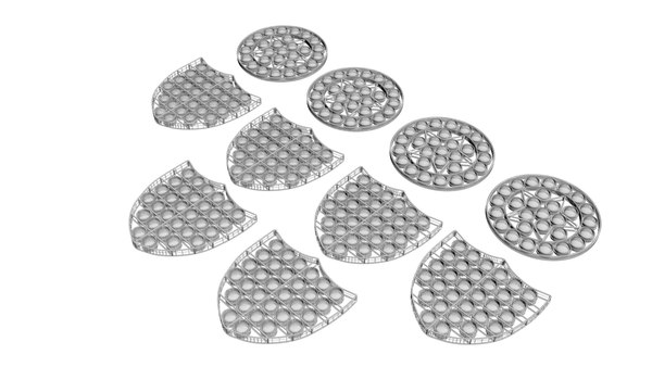 3D model Shield Pop It Fidget Toys Set - TurboSquid 1770183