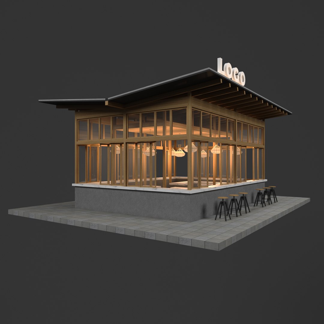 Booth model - TurboSquid 1607478