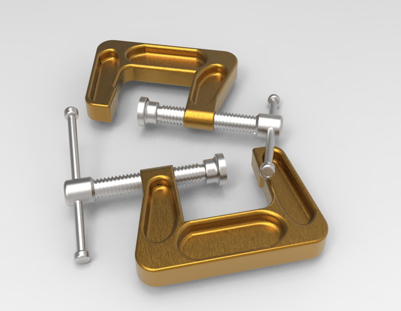 3D C Clamp - TurboSquid 1835827