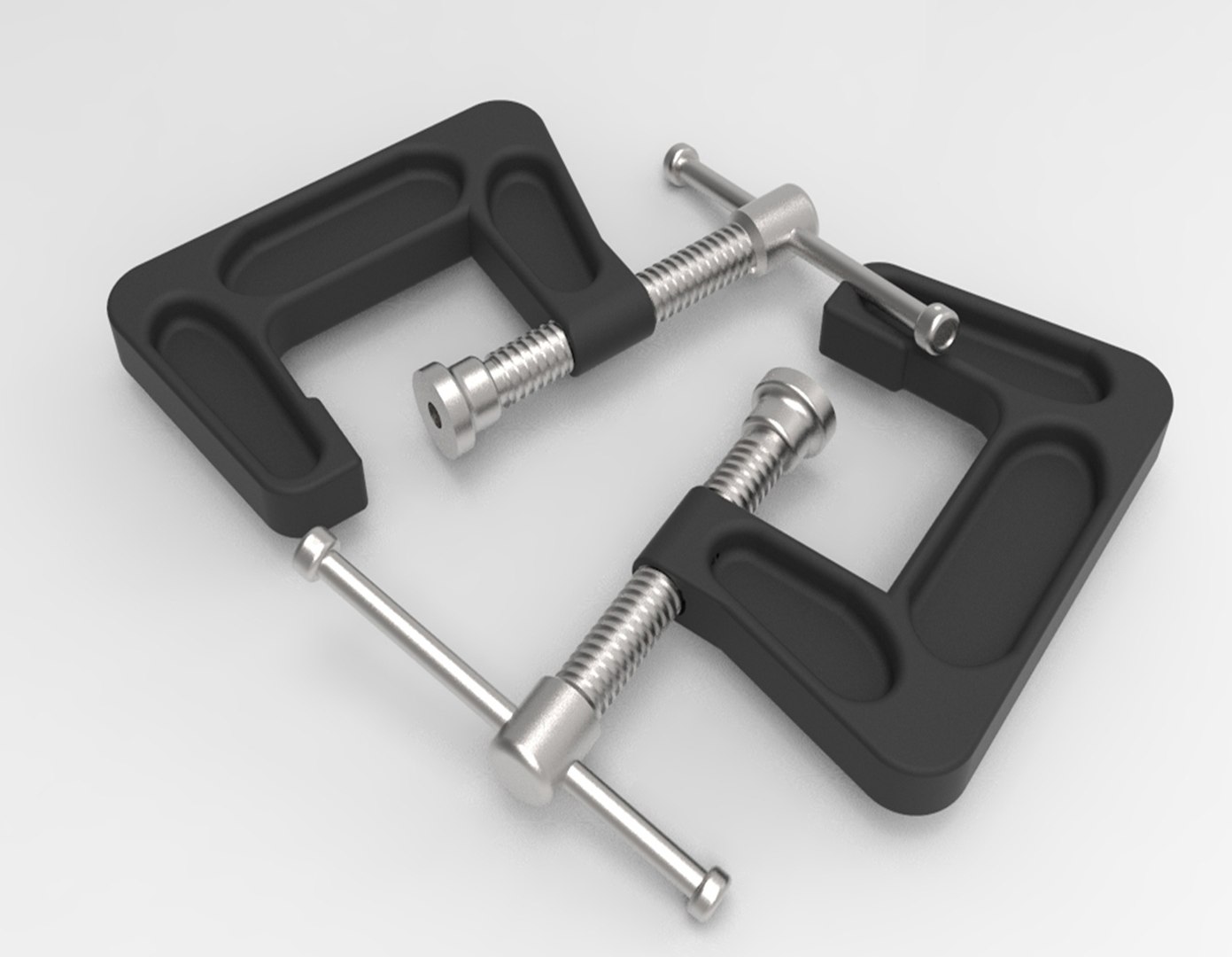 3D C Clamp - TurboSquid 1835827