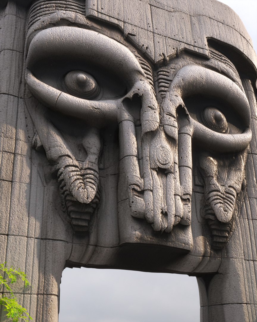 3D Brutalist Walls Pack model - TurboSquid 2174899