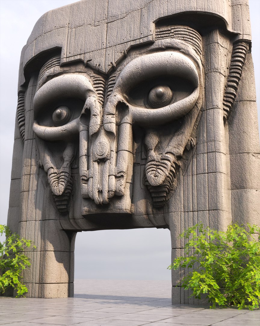 3D Brutalist Walls Pack model - TurboSquid 2174899