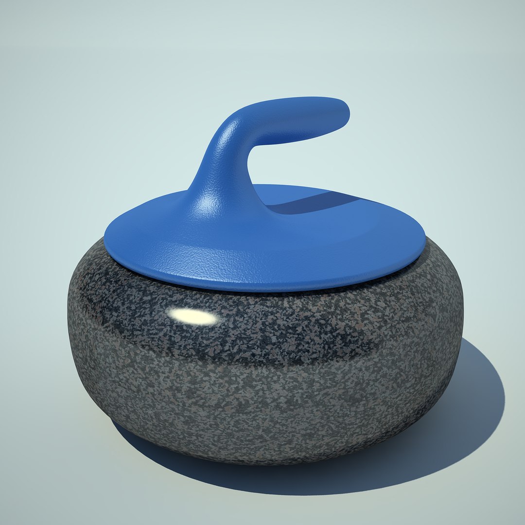 3d Curling Stone Model