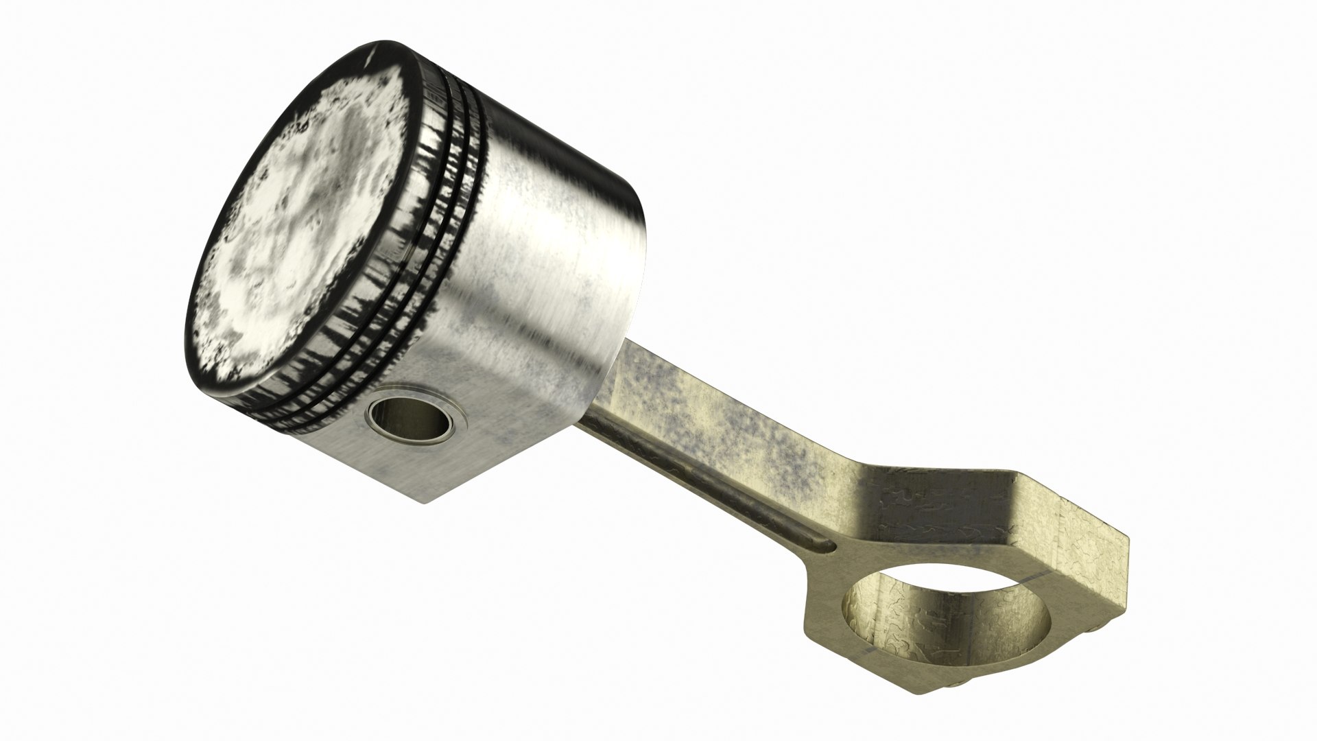 Piston And Connecting Rod 3D Model - TurboSquid 2337833