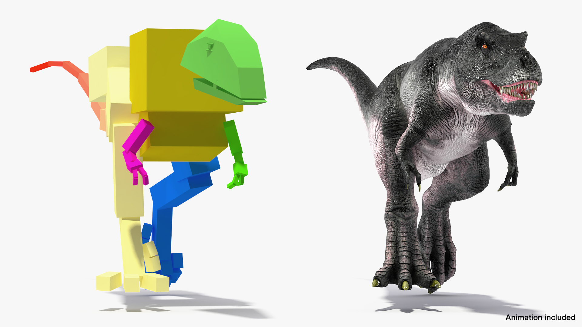 T Rex Running Animated Rigged 3D Model - TurboSquid 2102417