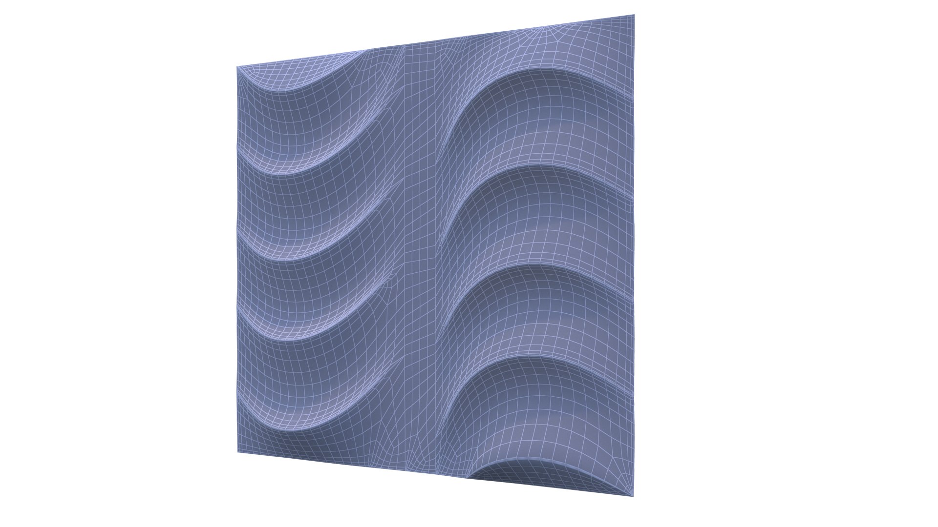 3D Wall Panel Ripple Style Model - TurboSquid 1529221