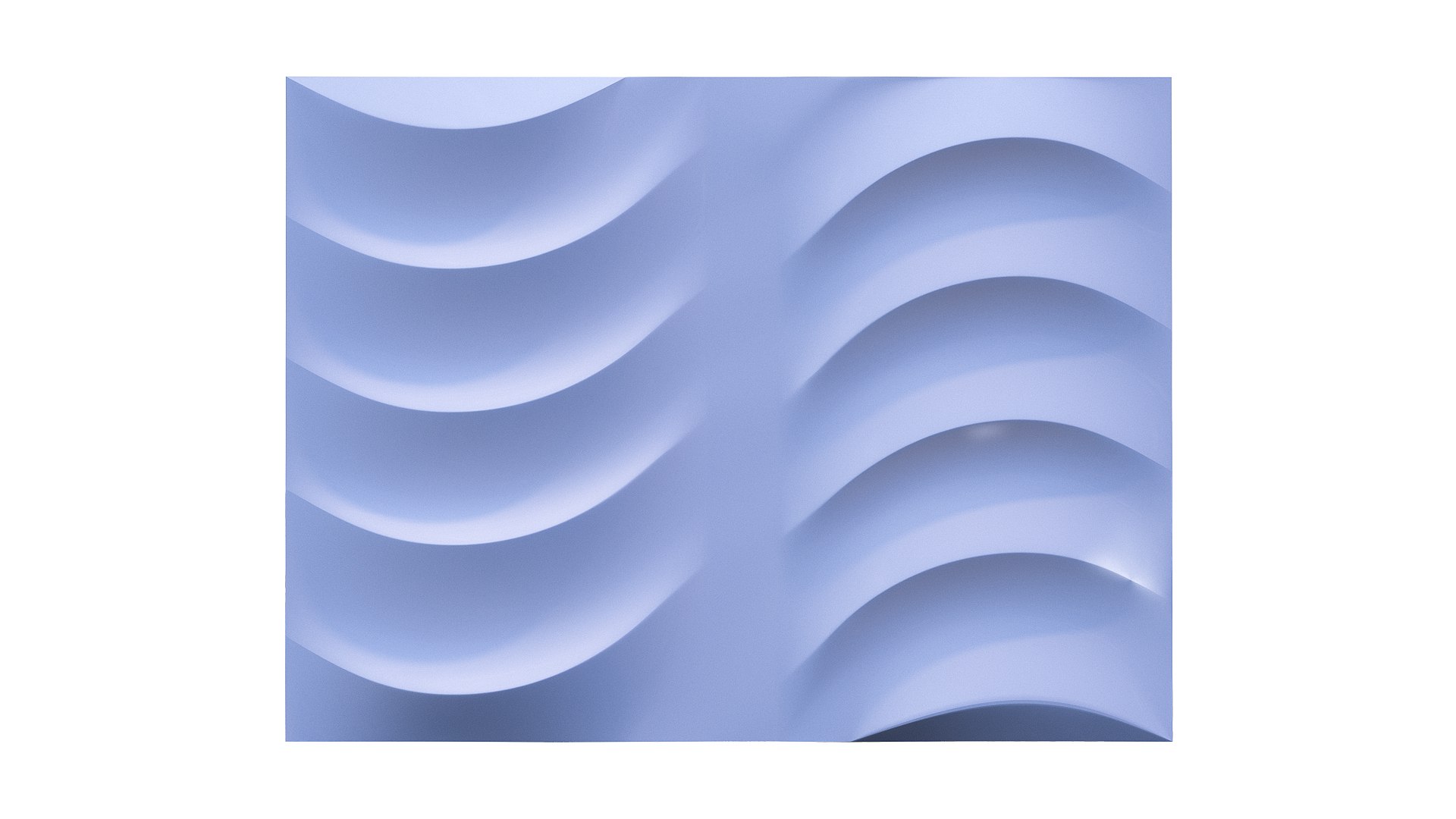 3D Wall Panel Ripple Style Model - TurboSquid 1529221