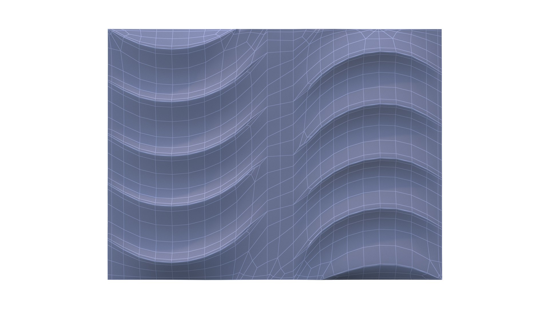 3D Wall Panel Ripple Style Model - TurboSquid 1529221