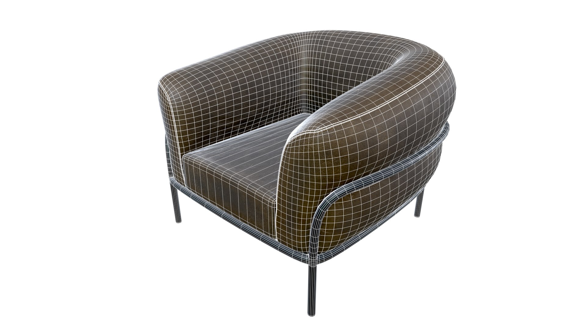 3D Arm Chair Model - TurboSquid 2296903