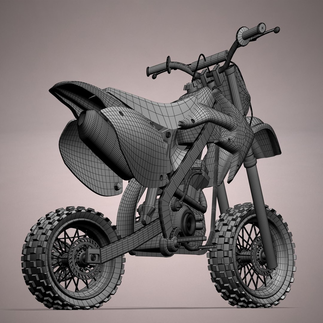 3D Model Motocross Bike - TurboSquid 1338358