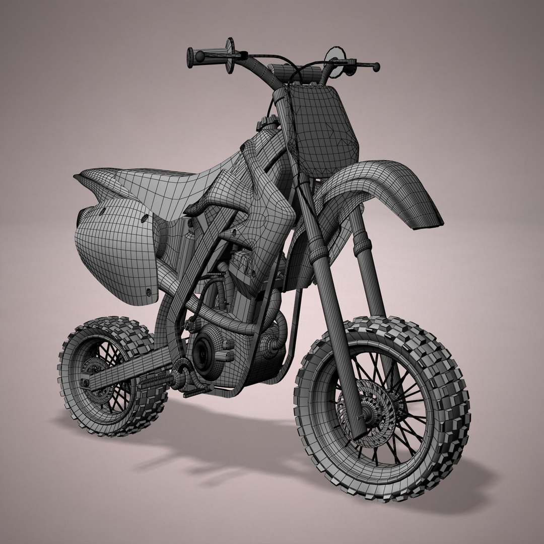 3D Model Motocross Bike - TurboSquid 1338358