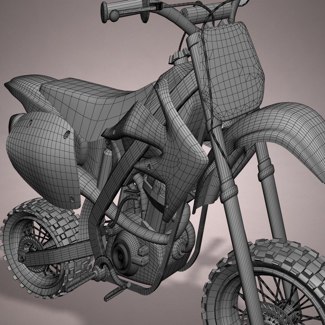 3D Model Motocross Bike - TurboSquid 1338358