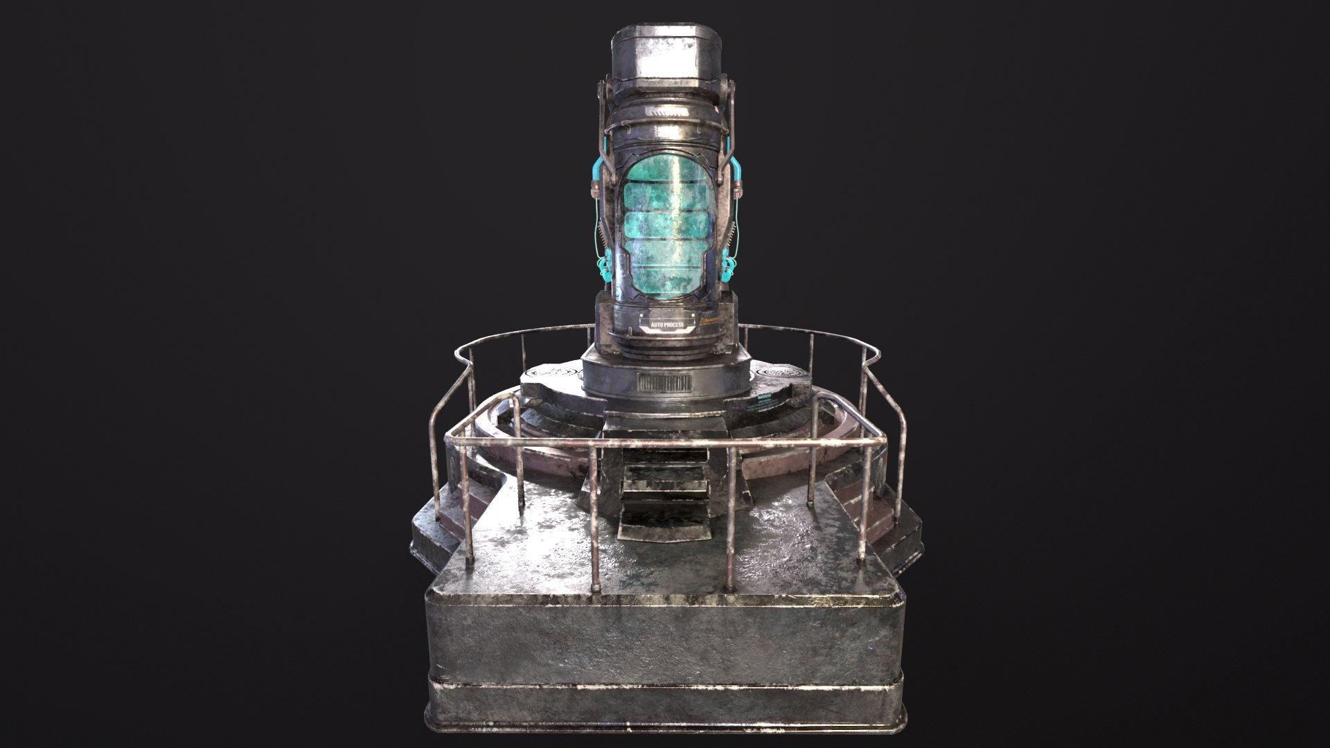 Cryopod Stasis Chamber 3D Model - TurboSquid 2198311