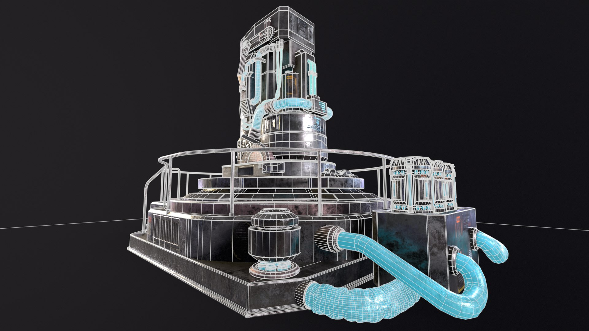 Cryopod Stasis Chamber 3D Model - TurboSquid 2198311