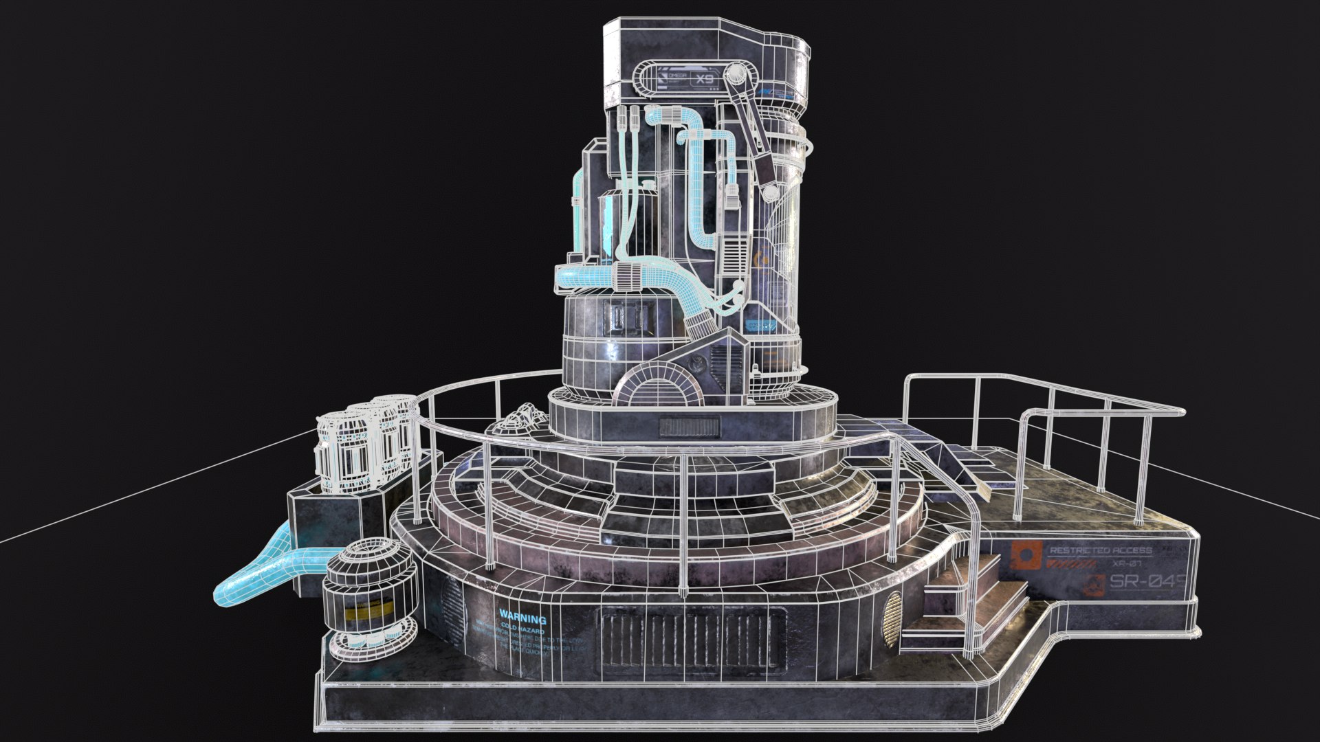 Cryopod Stasis Chamber 3D Model - TurboSquid 2198311