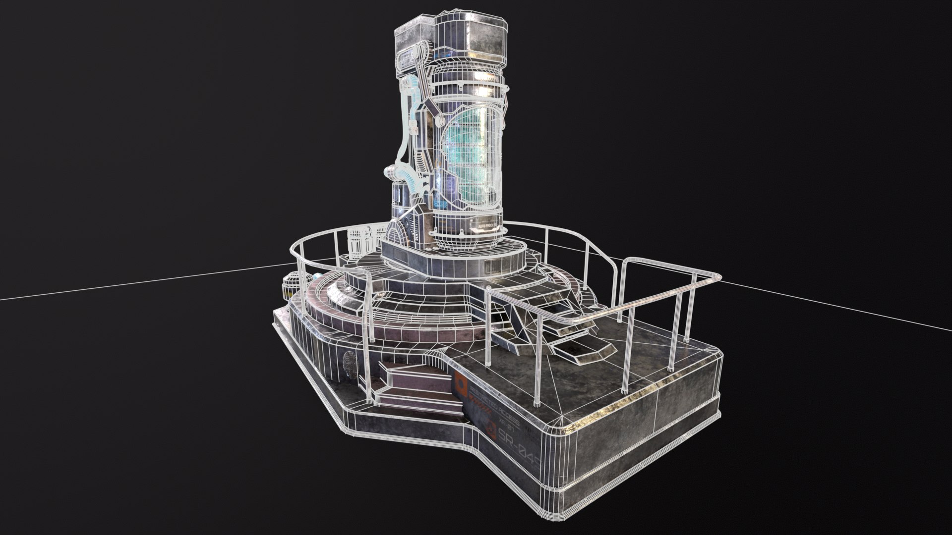 Cryopod Stasis Chamber 3D Model - TurboSquid 2198311