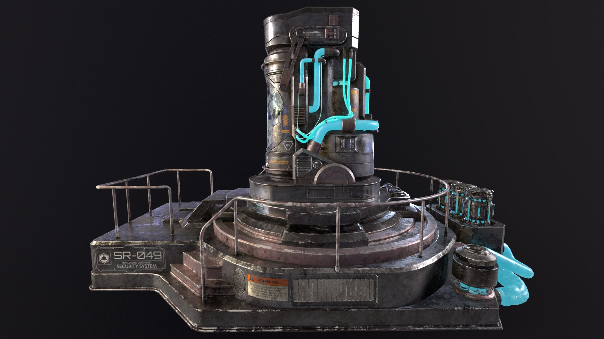 Cryopod Stasis Chamber 3D Model - TurboSquid 2198311
