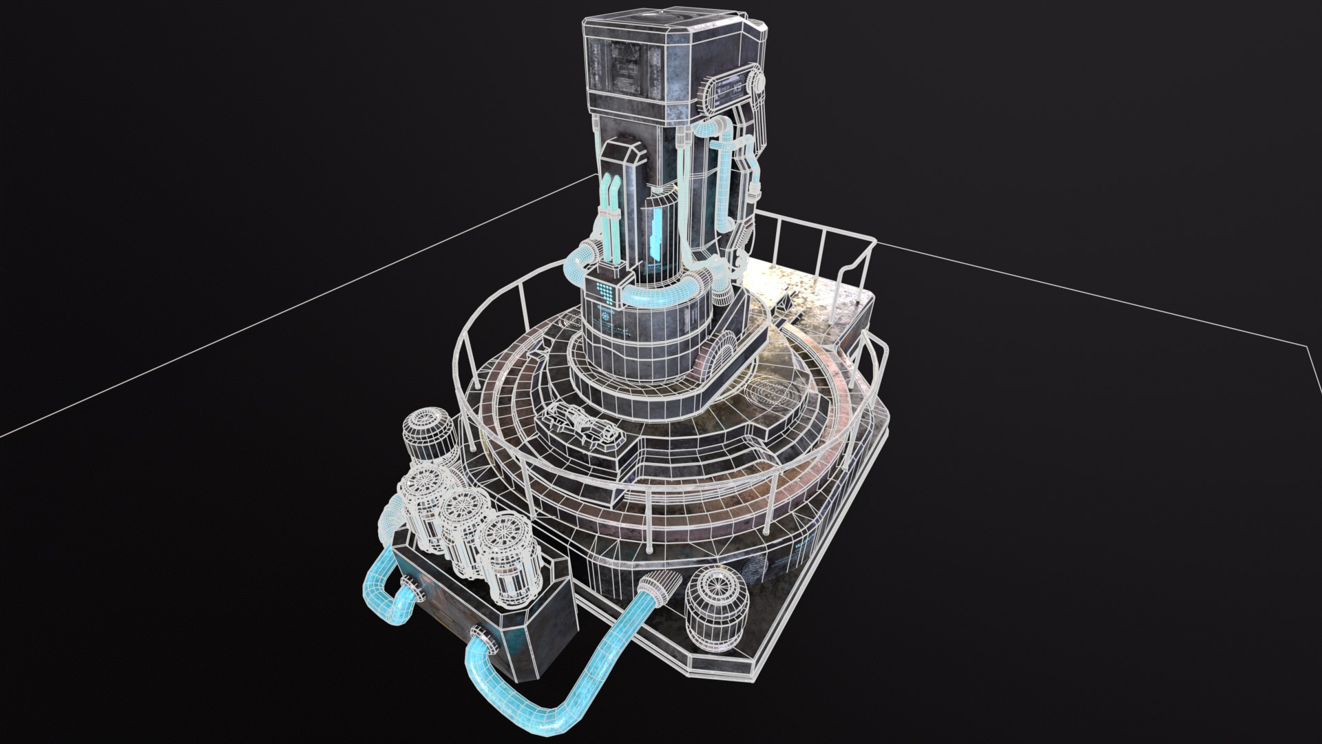 Cryopod Stasis Chamber 3D Model - TurboSquid 2198311