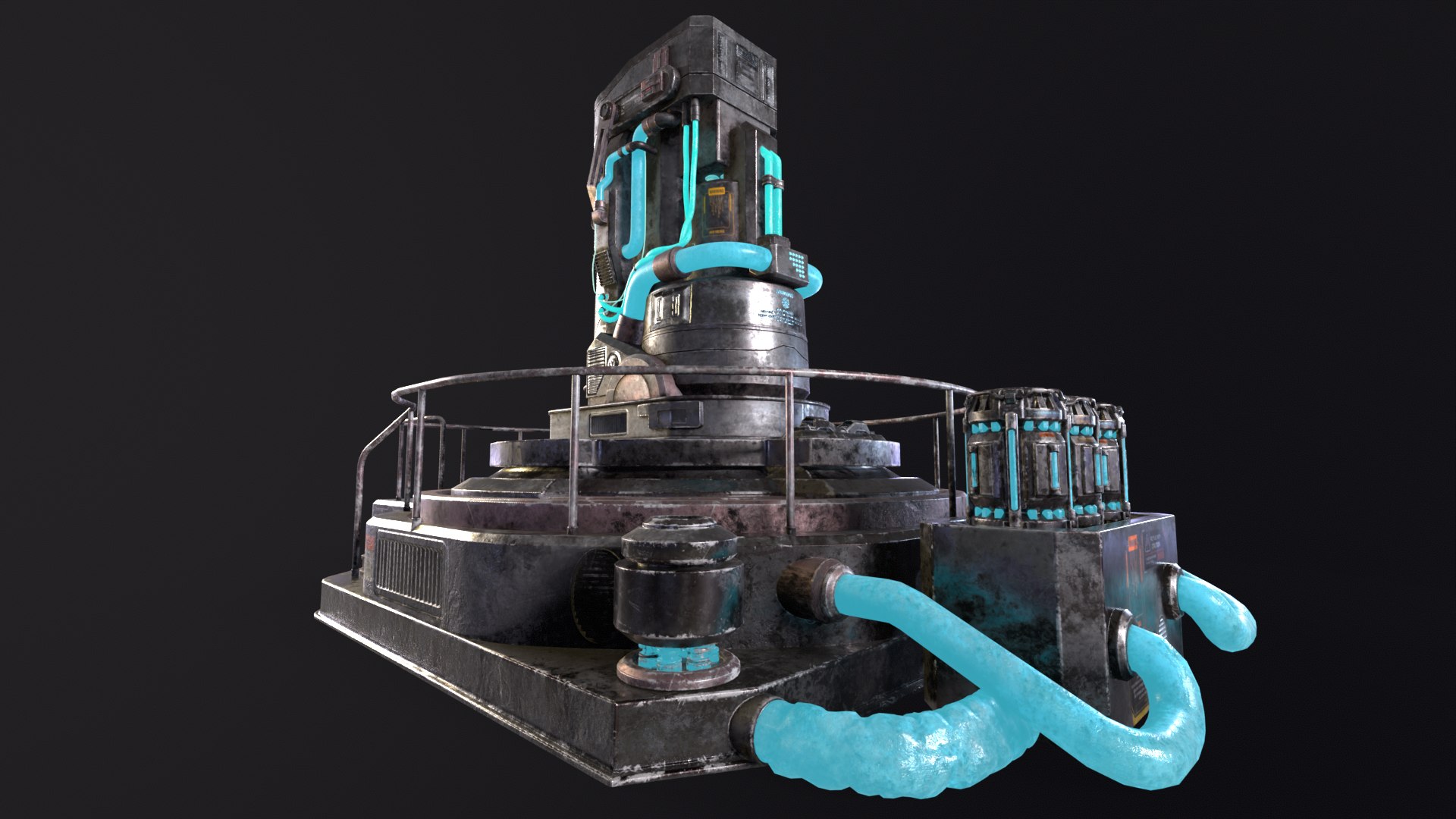 Cryopod Stasis Chamber 3D Model - TurboSquid 2198311
