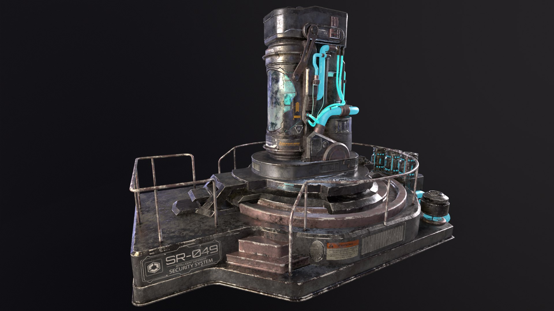 Cryopod Stasis Chamber 3D Model - TurboSquid 2198311