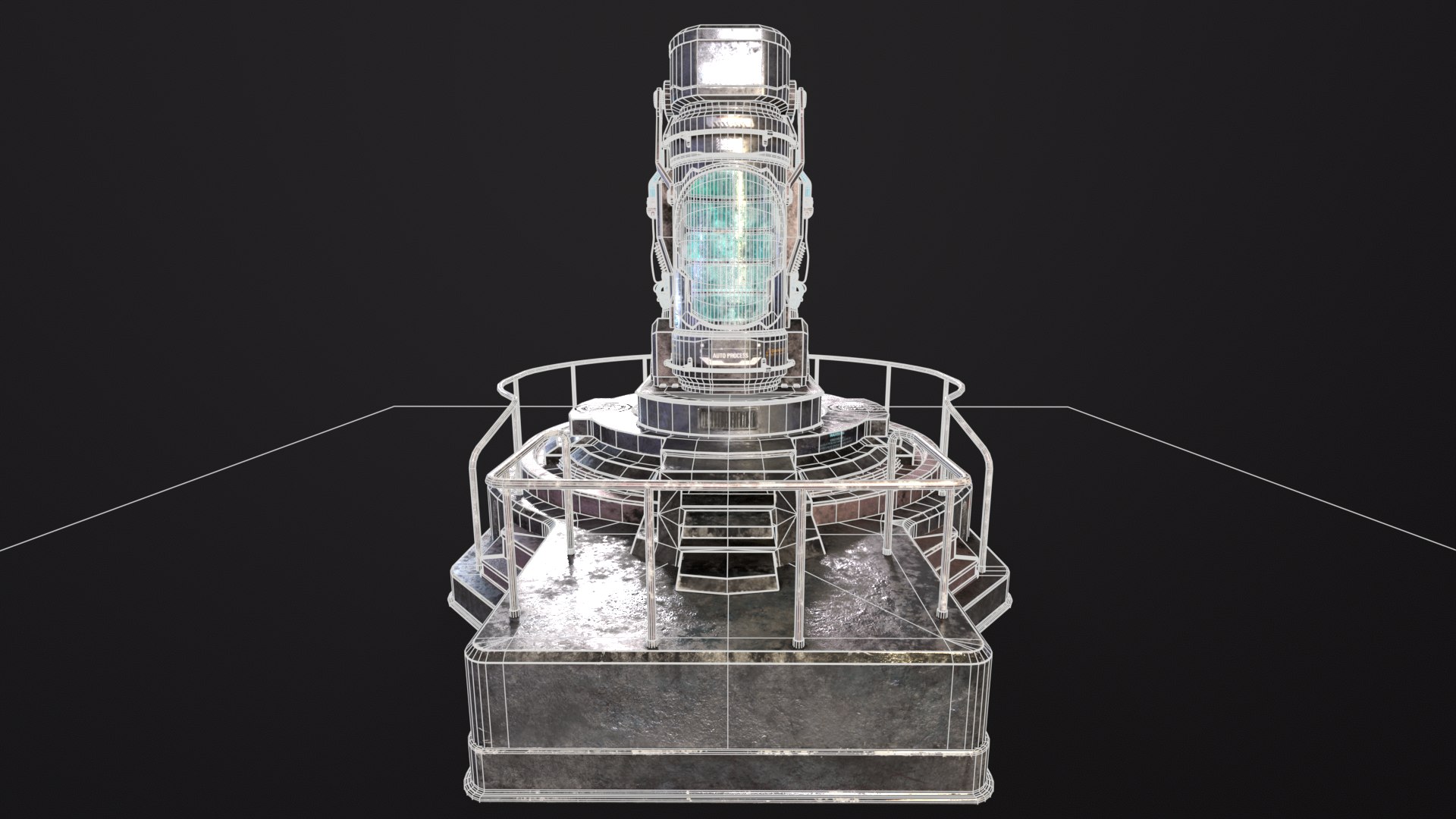 Cryopod Stasis Chamber 3D Model - TurboSquid 2198311