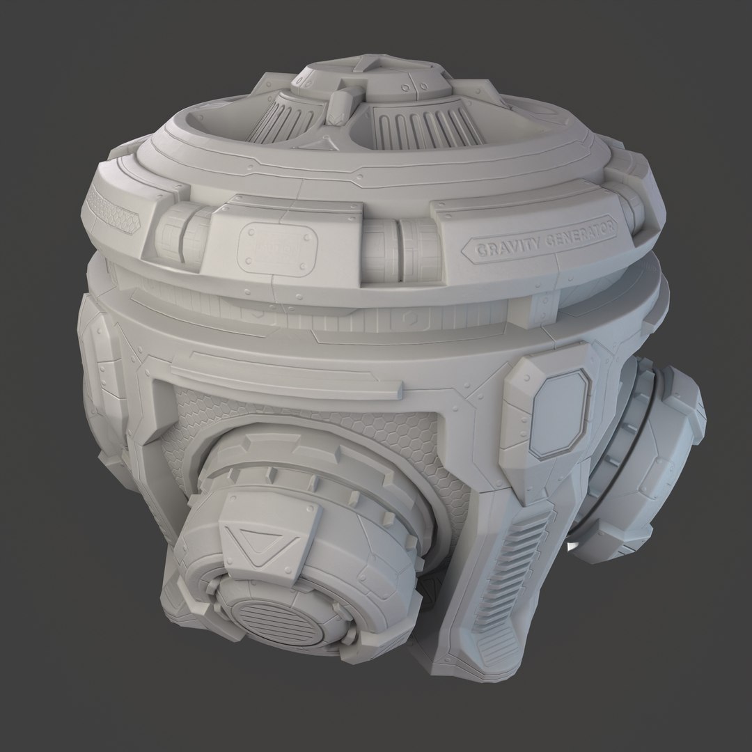 Gravity Generator Model - TurboSquid 1766488