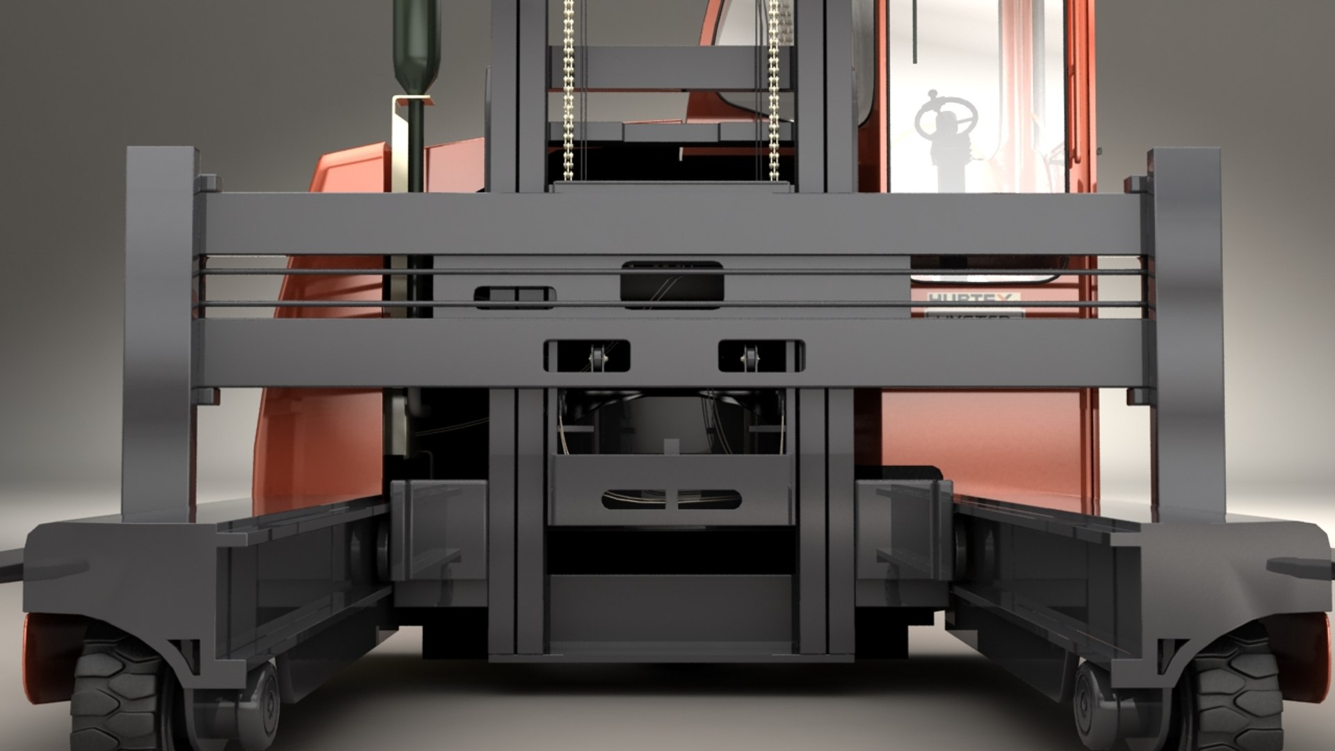 Hubtex Dq45-d Forklift 3d Model